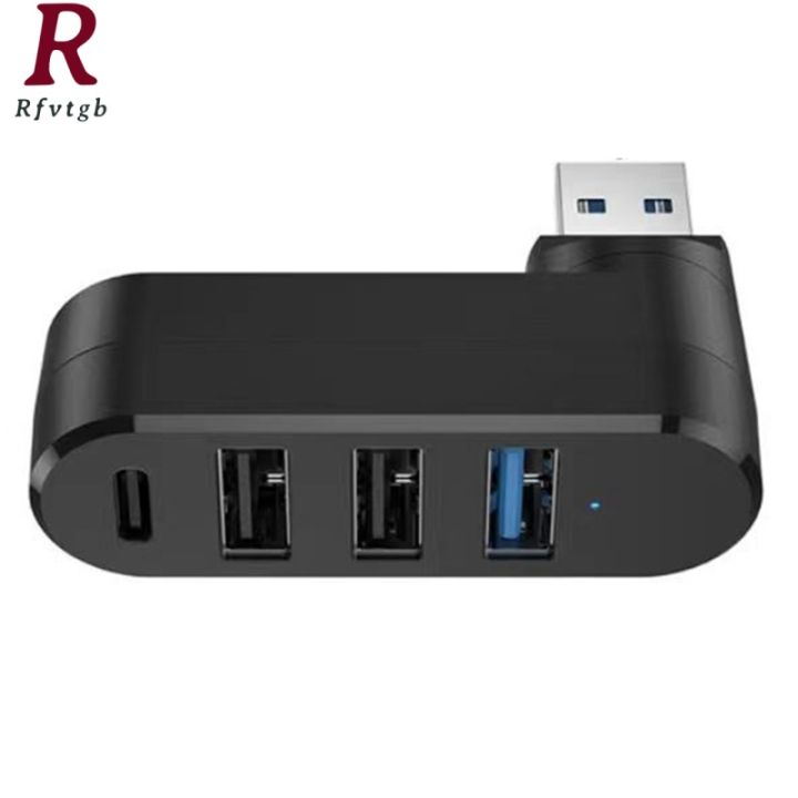 4 Port USB 3.0 Hub Splitter Extender Multi Port Converter Expander for ...