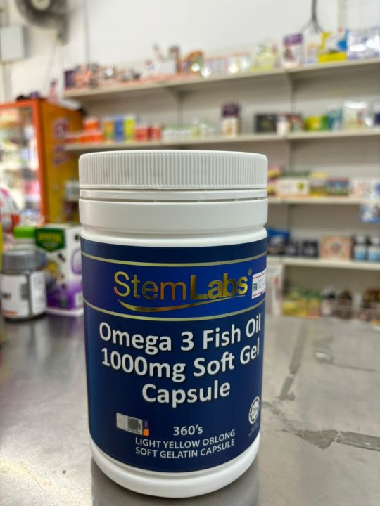 STEMLABS OMEGA 3 FIHS OIL 1000MG SOFT GEL CAPSULE | Lazada