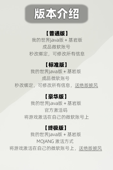 My World Java Version WIN10 Bedrock Edition Genuine Game Minecraft ...