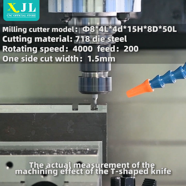 XJL T-slot chamfering milling carbide end mill T type tungsten steel ...