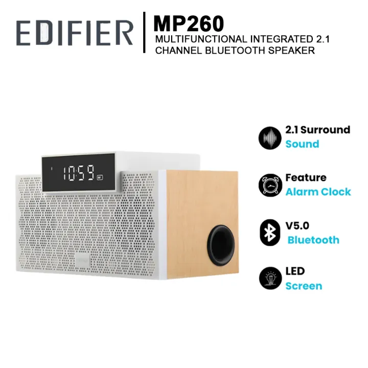 Edifier MP260 Multifunctional Integrated 2.1 Channel Bluetooth Speaker ...