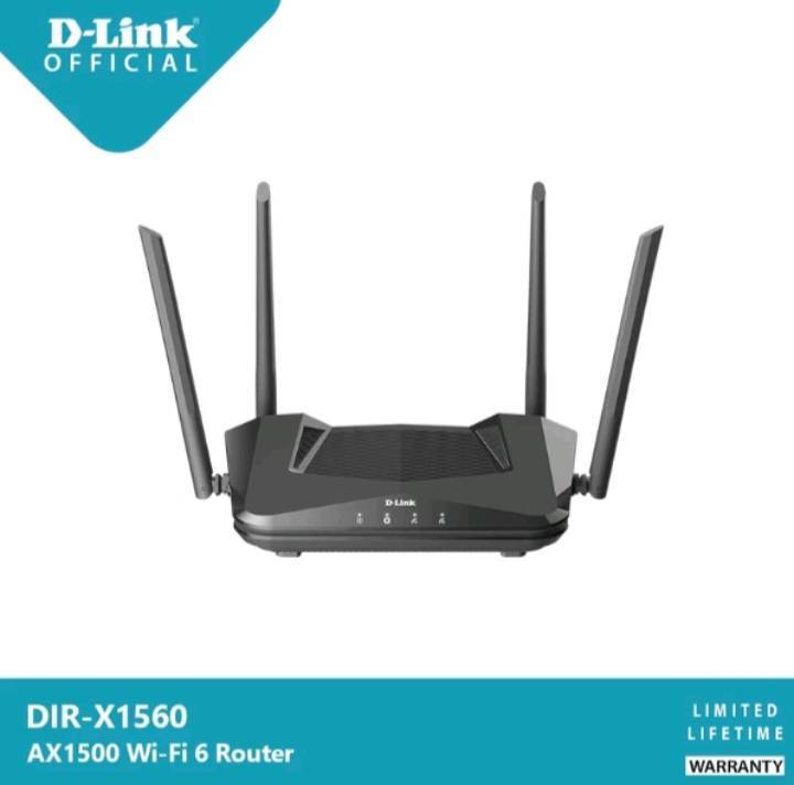D-Link DIR-X1560 Smart AX1500 Wi-Fi 6 Router เร้าเตอร์ WiFi 6 รองรับอินเทอร์เน็ต 1000Mbps ...