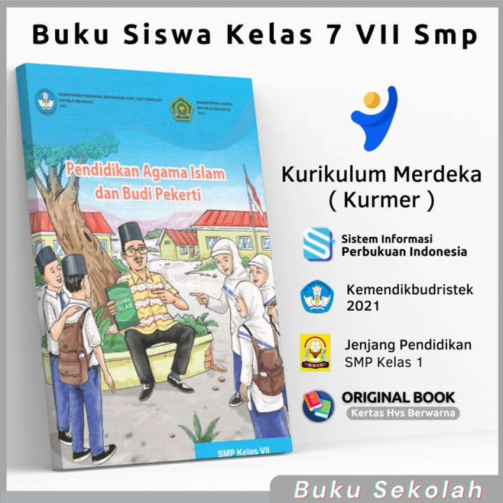 Buku Pelajaran PAI Kelas 7 Smp/Mts Kurikulum Merdeka Belajar Mengajar Baru Kurmer / Buku Paket ...
