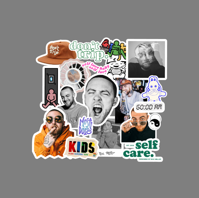 Mac Miller - Sticker Pack Waterproof Laminated | Lazada PH