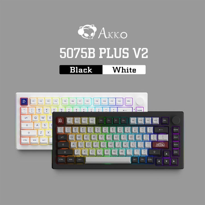 Akko 5075B Plus V2 75% Mechanical Gaming Keyboard 3/5 Pin Hot Swap ...