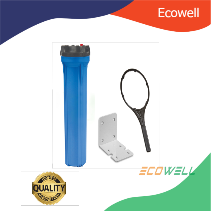 6Pcs/Box Filter Housing 20 Inches Slim Blue & Green & Clear W/Bracket ...