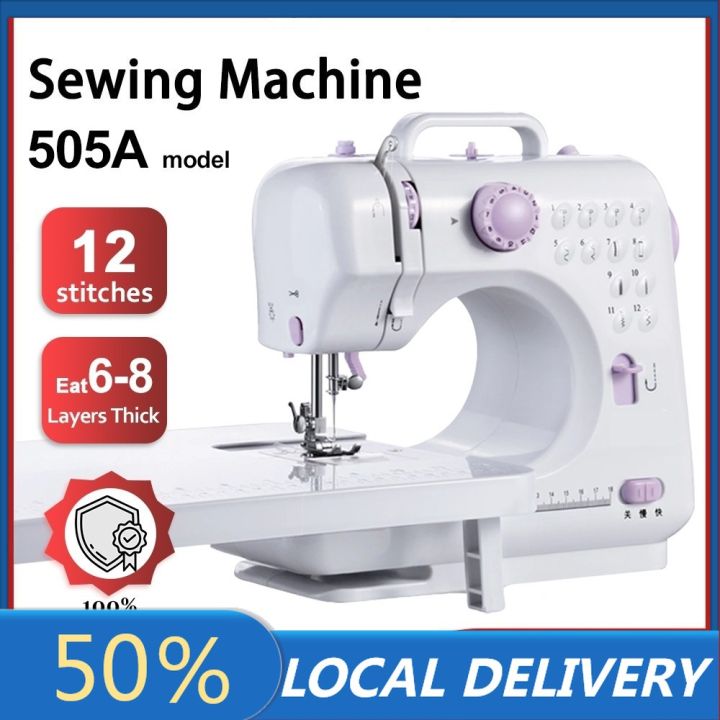 SG STOCK Portable Sewing Machine Mini Electric Household Manual Repair ...