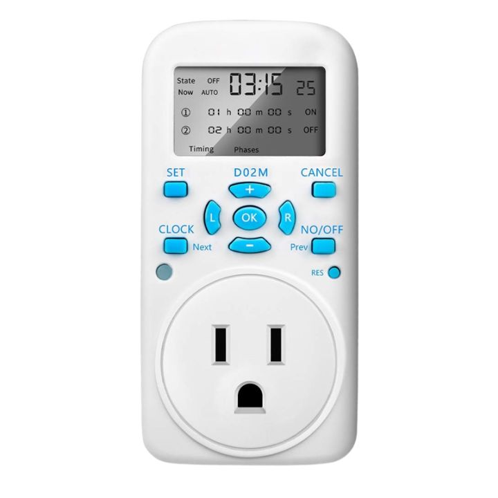 Timer Outlet Timer Switch Timing Socket Converter Power Timing Automatic Control Outlets with ...