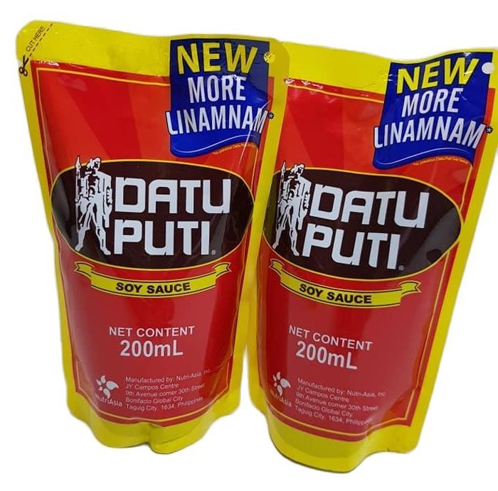 Datu Puti Soy Sauce (12 pouches x 200 ml) | Lazada PH