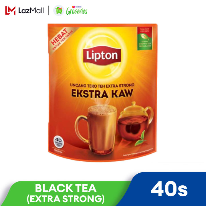 Lipton Potbags Black Tea Extra Strong 40s | Lazada
