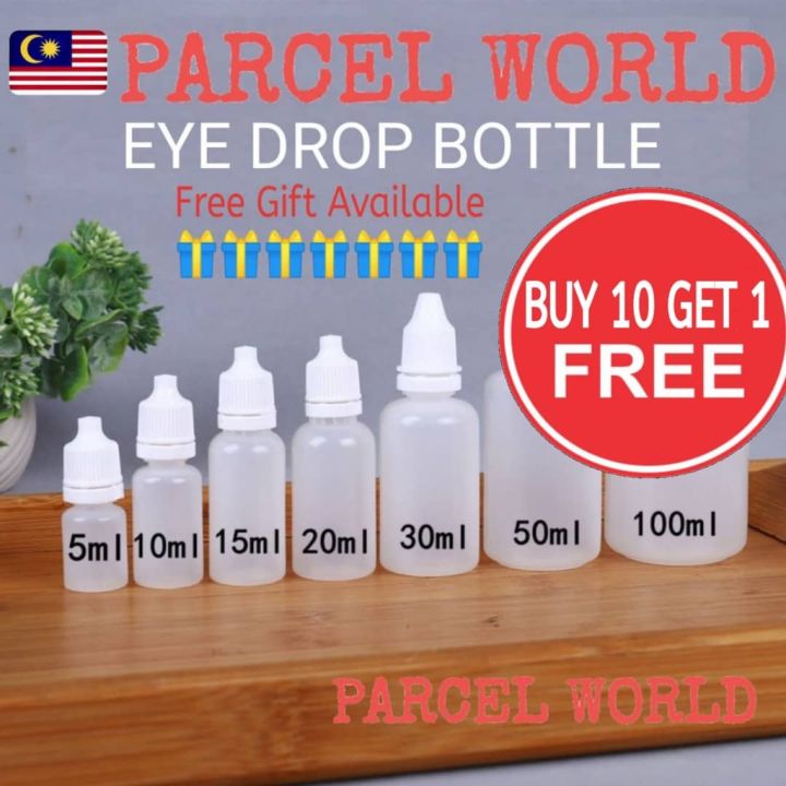 Malaysia ready stock Eye Drop Bottle Anti Leak squeezable, Eye Drop ...