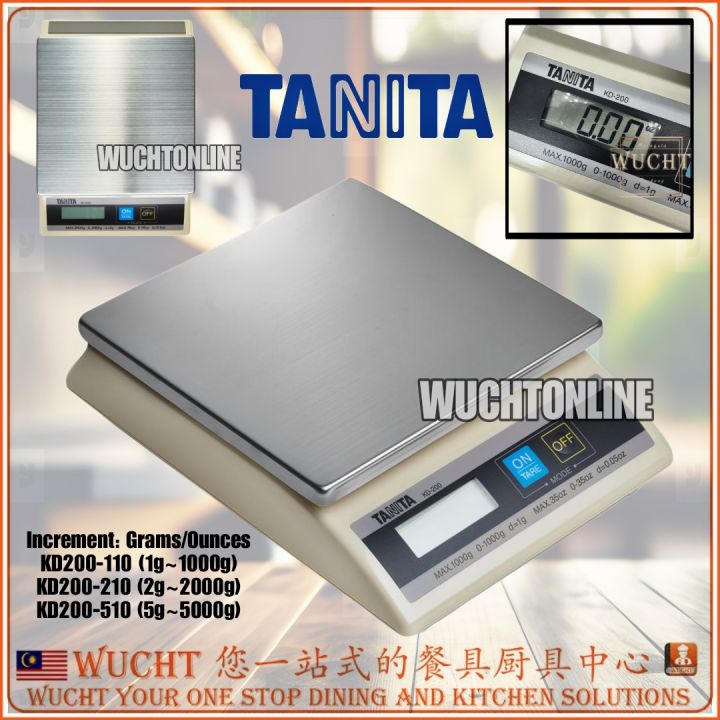 【WUCHT】Japan Tanita KD-200 High Capacity Scale Table Top Platform Scale Flat Top Scale Digital ...