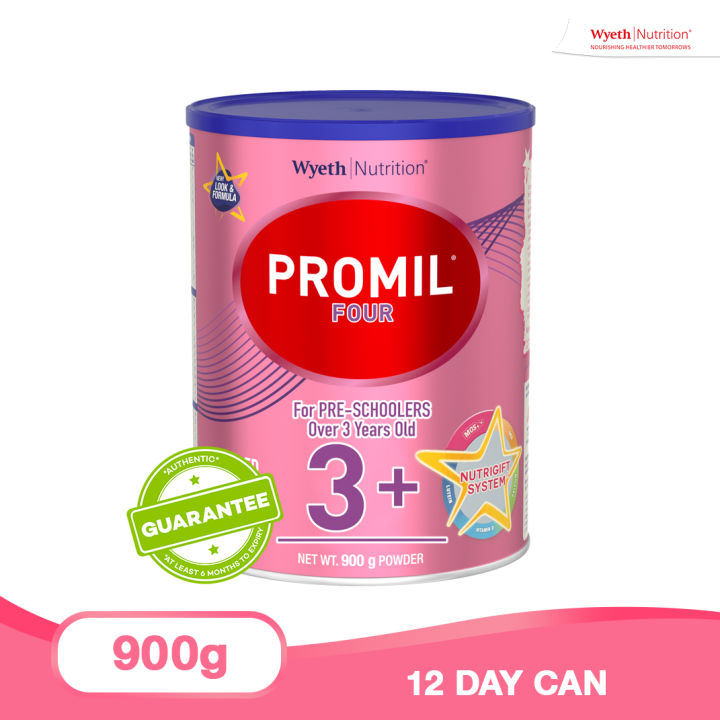 PROMIL FOUR Powdered Milk Drink for Pre-Schoolers Over 3 Years Old Can ...