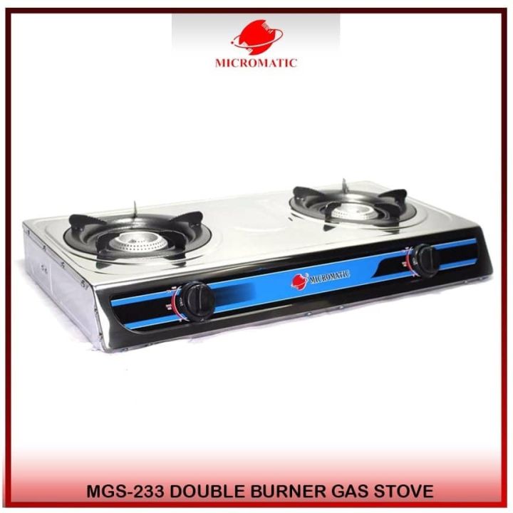 Micromatic MGS-233 Double Burner Gas Stove | Lazada PH
