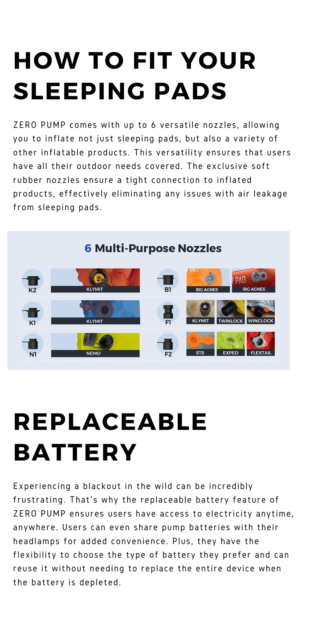 Flextail Zero Pump World's Smallest Pump for Sleeping Pads | Lazada