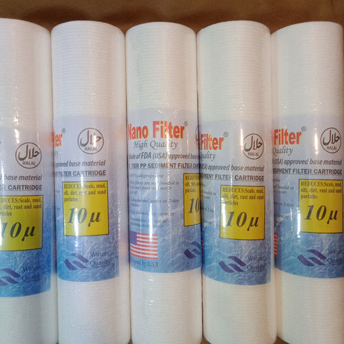 Filter Air / Catridge Nano Filter 10 inch 10 Micron isi 5 pcs | Lazada ...