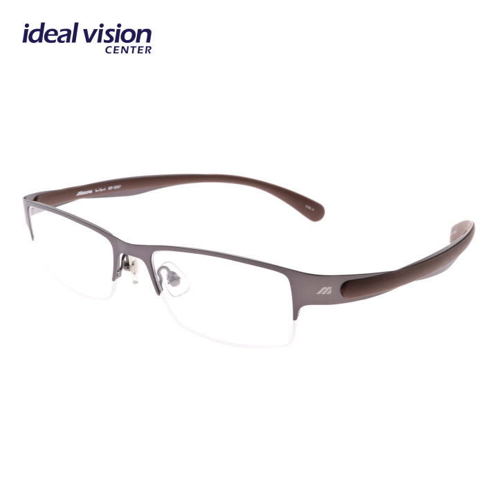MIZUNO Eyeglasses MF 2057 C4 Men Women Matte Gun Metal Frame Transparent Lenses 51 17 147mm Only Generic case included Lazada PH
