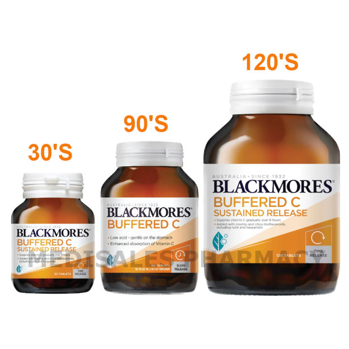 BLACKMORES BUFFERED C TAB 30'S | 90'S | 120'S | Lazada