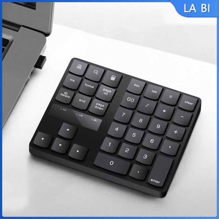 ♬Wireless Numeric Keypad Keyboard Number Pad for Laptop PC, 35 keys ...