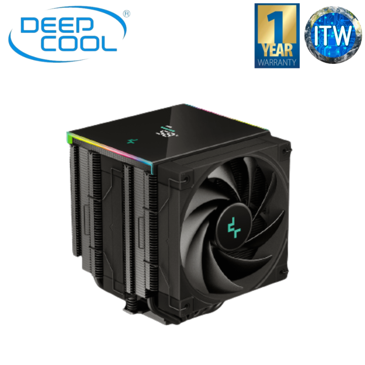 ITW | Deepcool AK620 Black Digital Performance CPU Cooler with A Status Display (R-AK620-BKADMN ...