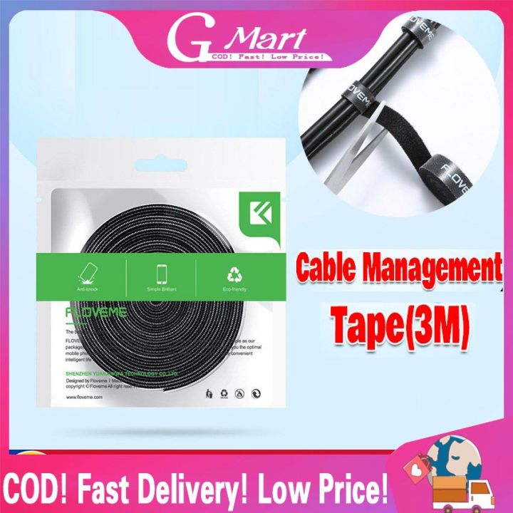 【3M】FLOVEME Cable Organizer Wire Winder Clip Earphone Holder Mouse Cord ...