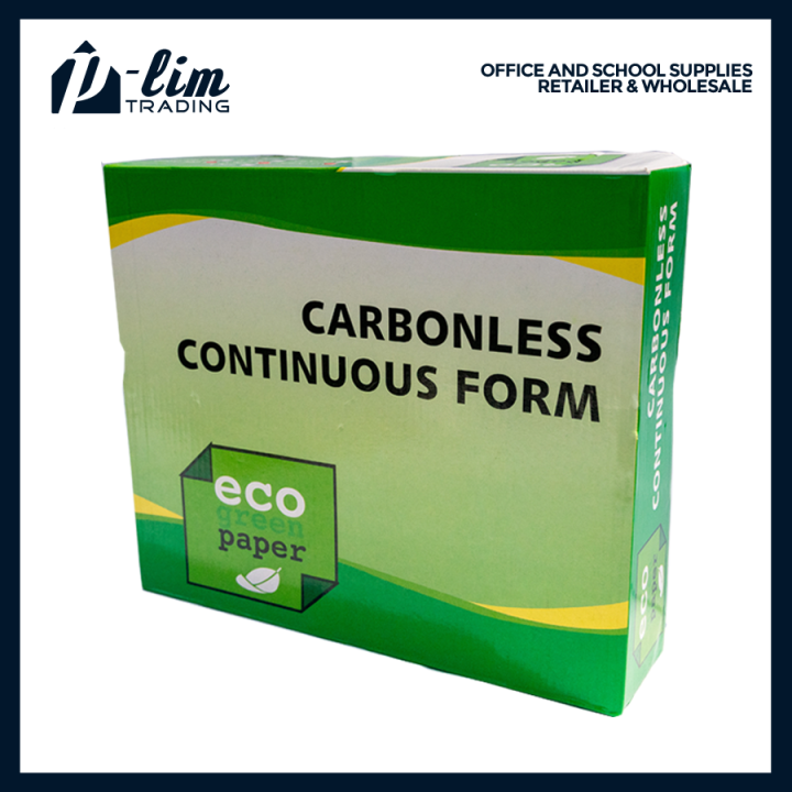 ECO CONTINUOUS FORM 5.5" X 9.5" HALF SIZE | Lazada PH