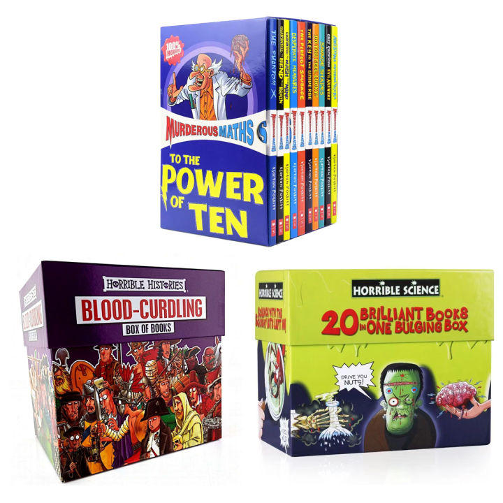 Horrible Histories Science Murderous Maths Blood Curdling Box Of ...