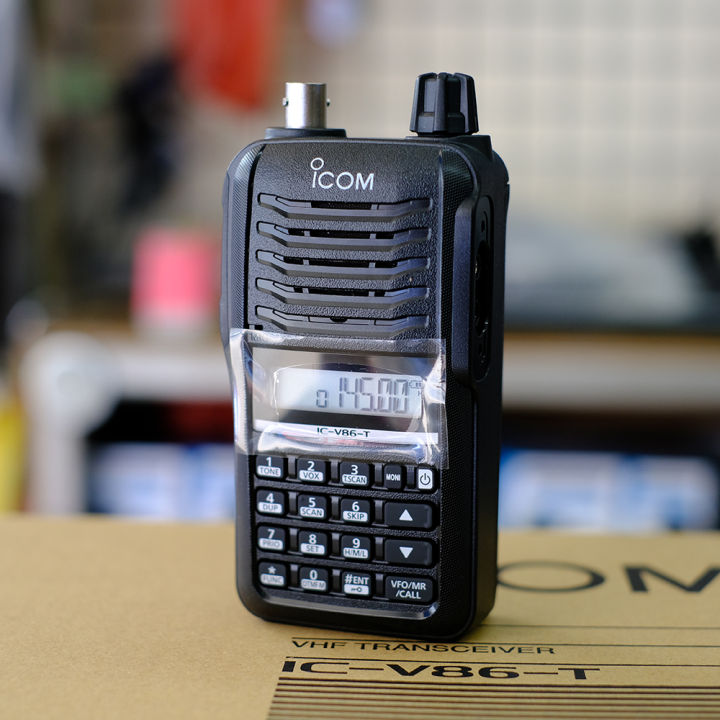 วิทยุสื่อสาร ICOM IC-V86T VHF ของแท้ ชุดแท้ GSR กำลังส่งแรง มีประกัน มี ...