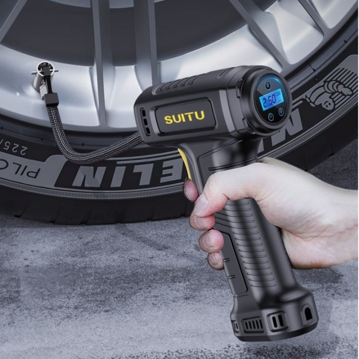 【Storewide Sale】 suitu 120W Handheld Air Compressor Wireless/Wired ...