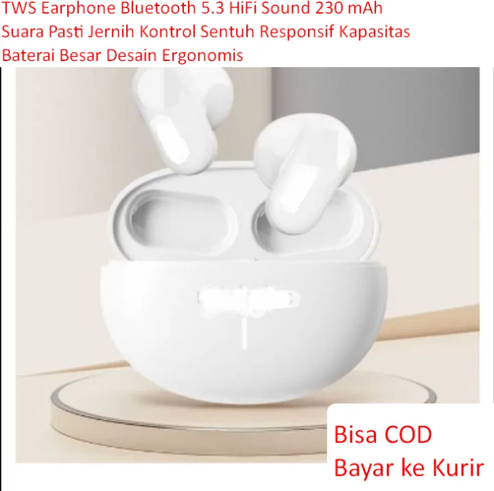 Lenovo Thinkplus TWS Earphone Bluetooth 5.3 HiFi Sound 230 mAh Suara ...