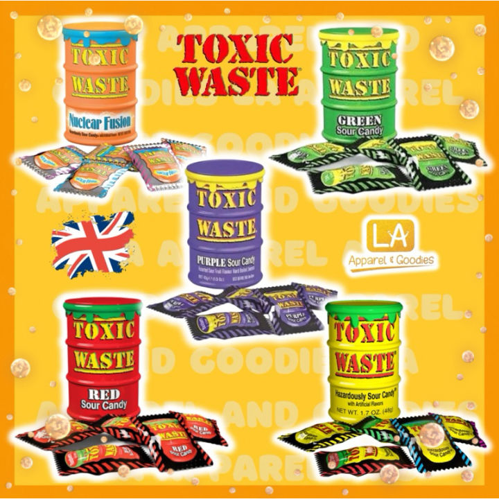 Toxic Waste Drum Hazardously Extreme Sour Candy from UK | Lazada PH