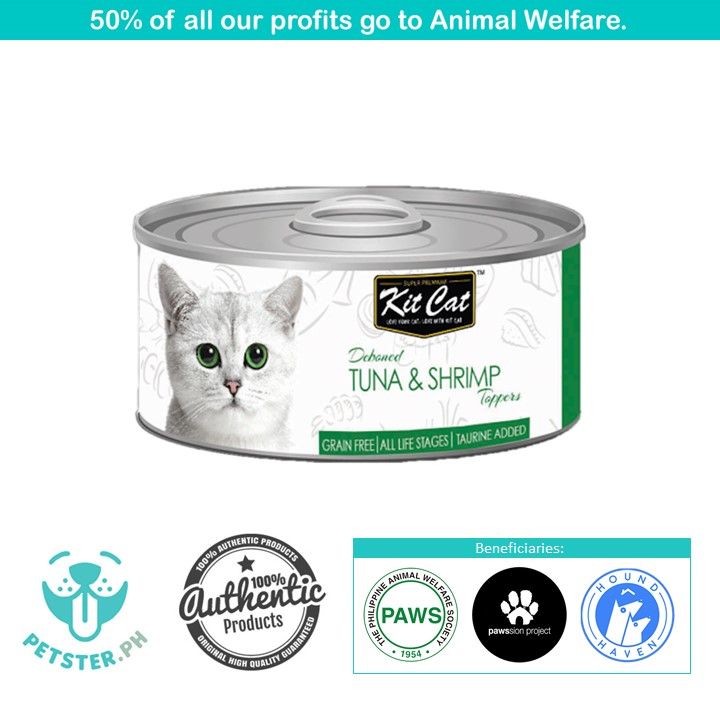 Kit Cat Wet Food Deboned Tuna and Shrimp | Lazada PH