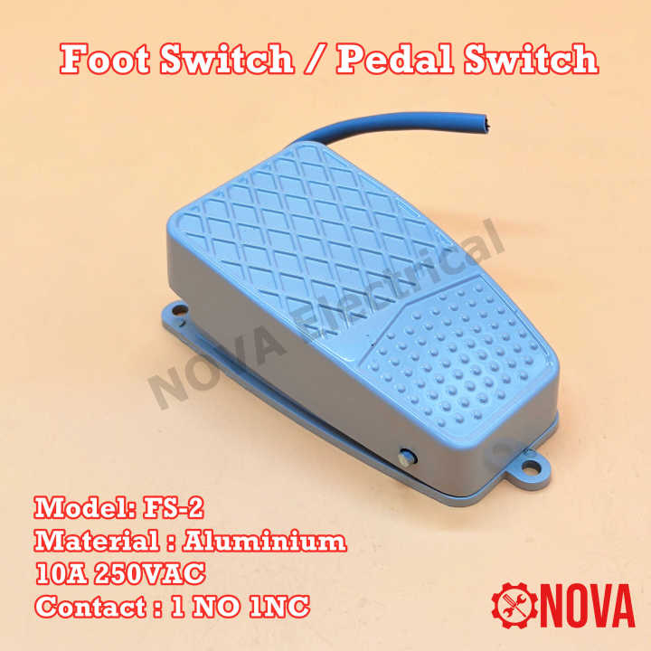 Aluminium Pedal Switch Foot Switch FS-2 10A | Lazada PH