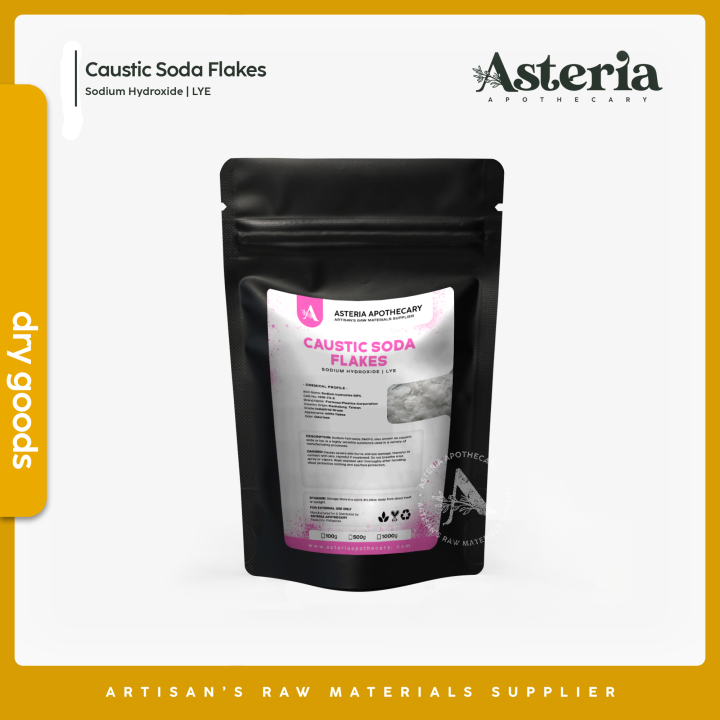 Caustic Soda Flakes | Sodium Hydroxide | Lye Flakes 100g / 500g / 1Kg ...