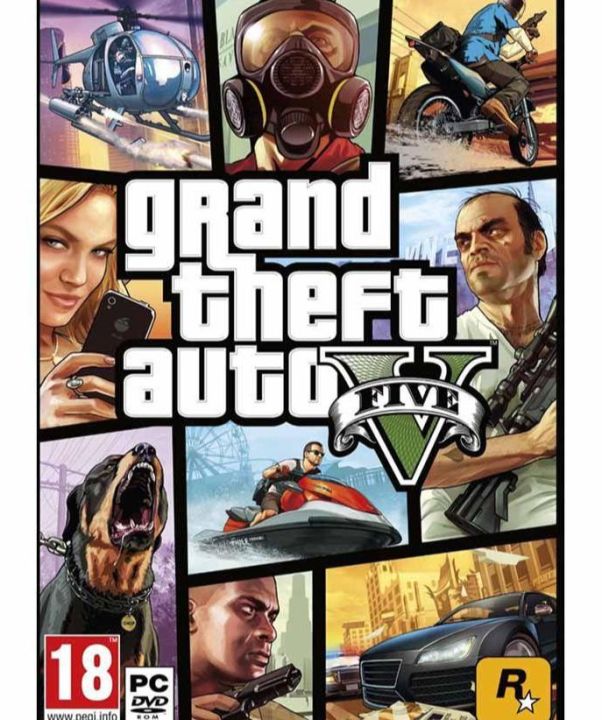 Grand Theft Auto V - Offline PC Game with DVD | Lazada