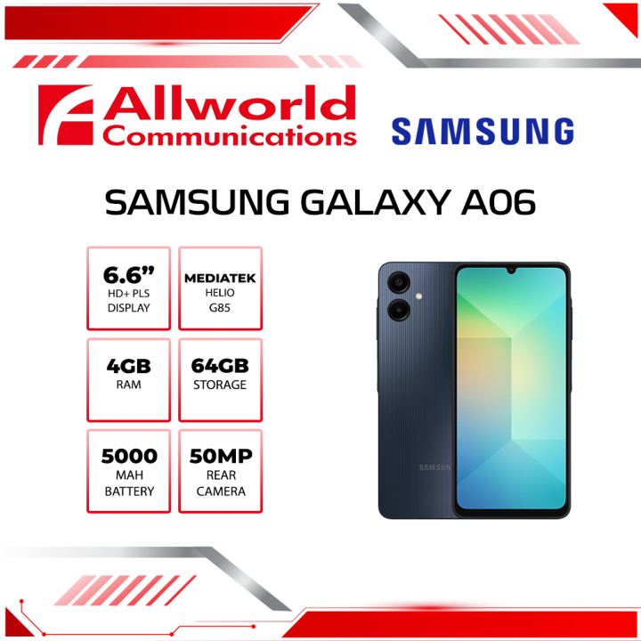 Samsung Galaxy A06 SM-A065F | 4GB | 64GB | Lazada PH