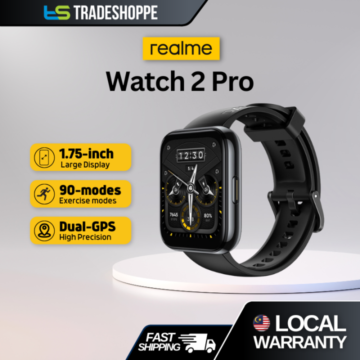 realme Watch 2 Pro High Precision Dual GPS SpO2 Sensor IP68 Heart Rate ...