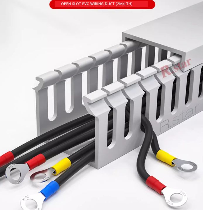 PVC OPEN SLOT TRUNKING PVC DUCT CASING OPEN SLOT WIRING CASING ...