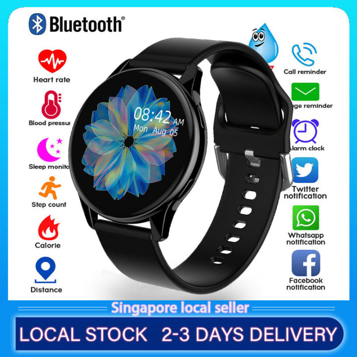 Smart Watch Round Smartwatch Bluetooth Calls Watches Men Women Fitness ...