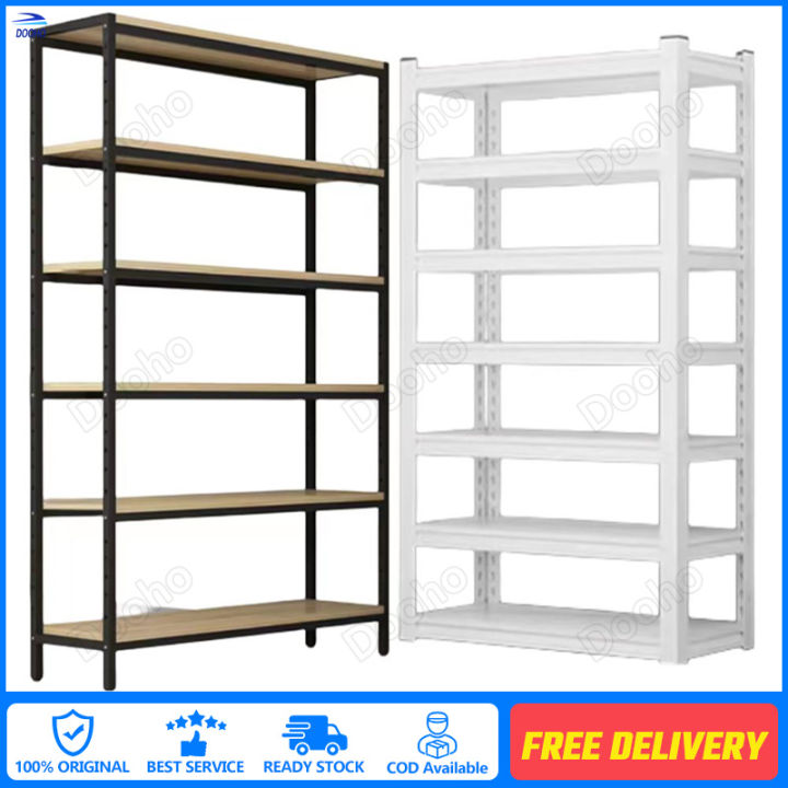 6/7Layer Adjustable Height Metal Steel Rack Boltless Rack 5 Heavy Duty ...