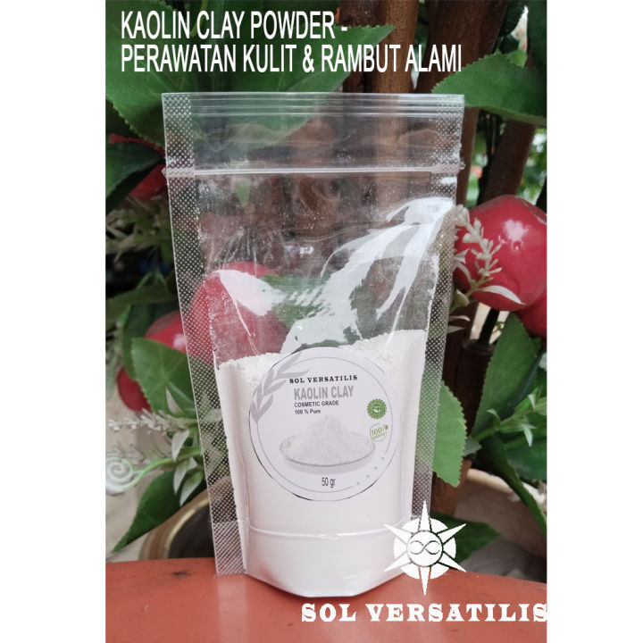 Pure Kaolin Clay Powder - Perawatan Kulit Alami - Sol Versatilis ...