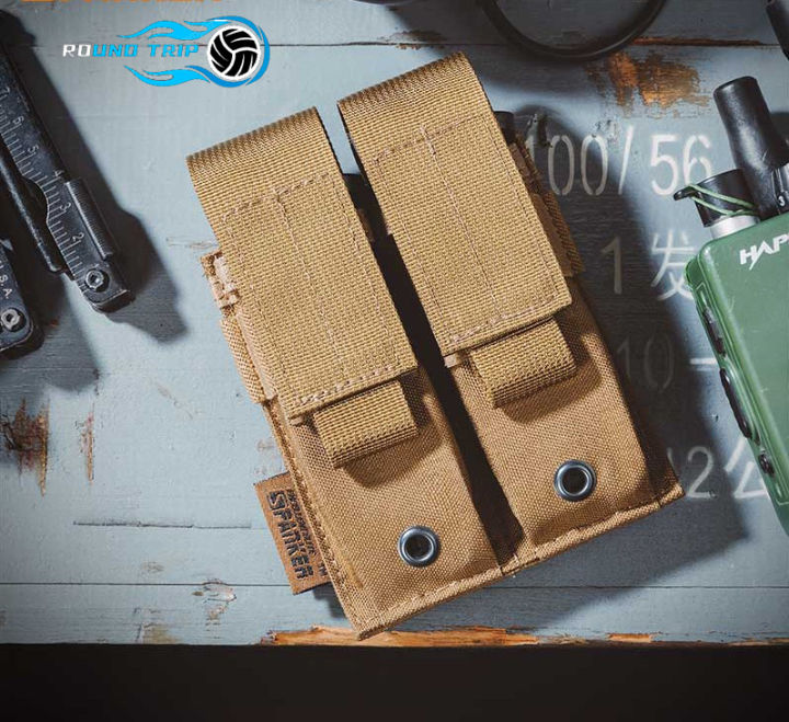 Nylon 600D Molle Dual Double Riffle Mag Magazine Pouch Close Holster ...