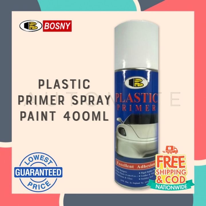 gun paint B117 BOSNY Plastic Primer Aerosol Spray Paint 400cc mL ...