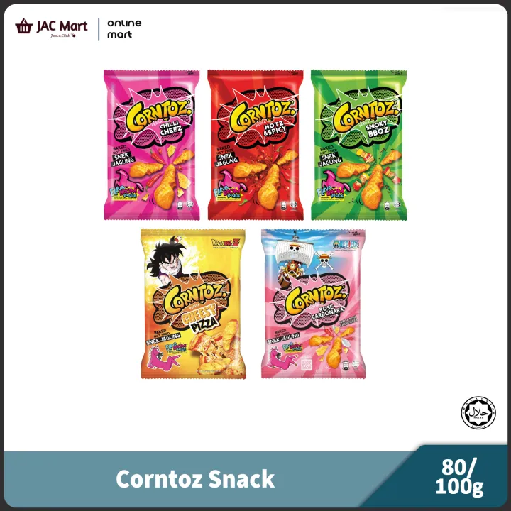 CORNTOZ x Dragon Ball Z Corn Snack · Snek Jagung (Chilli Chez / Hot ...