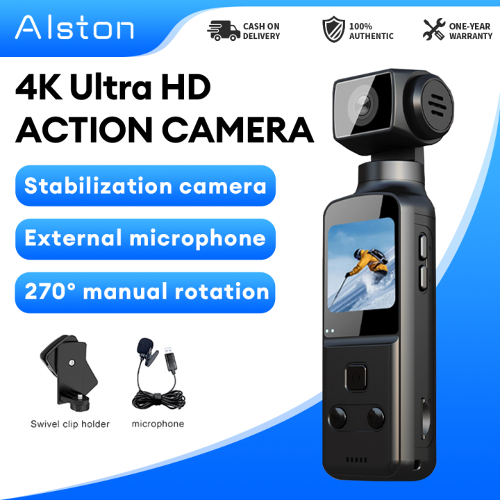 Alston 4K Ultra HD Pocket Action Camera 1.33 inch Anti shake of the ...