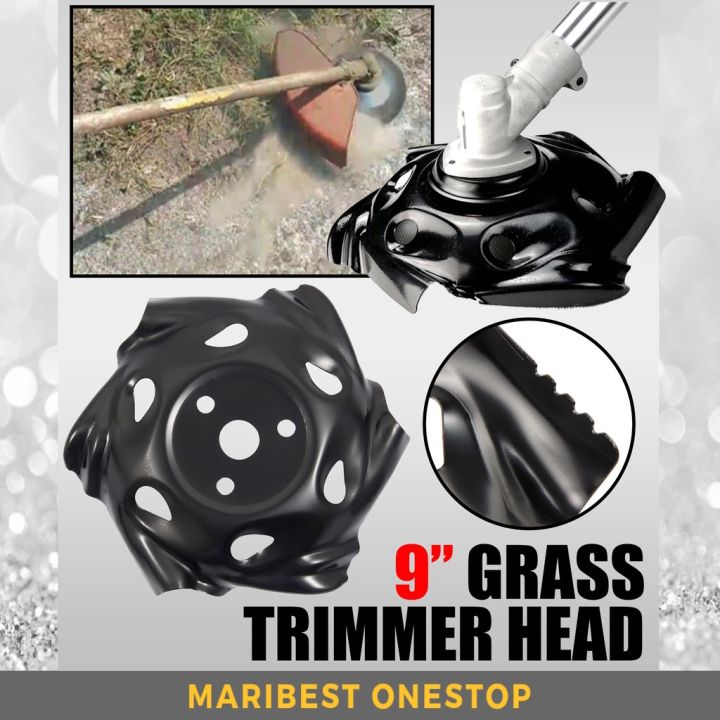 Grass Trimmer Head Lawn Mower Alloy Weeding Tray Scraper Removes Grass ...