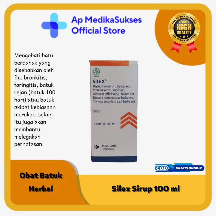 SILEX SIRUP Obat BAtuk Berdahak 100ml | Lazada Indonesia