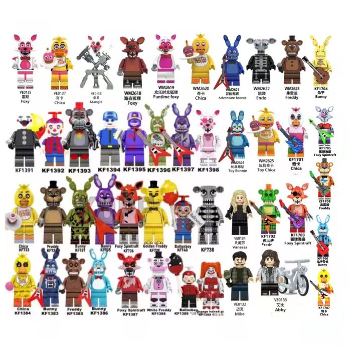 Five Nights at Freddy's (FNAF) Building Block Minifigure Set: Freddy ...