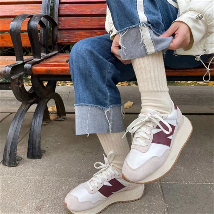 NB237 in the new balance Woods retro couple platform sneakers women's ...