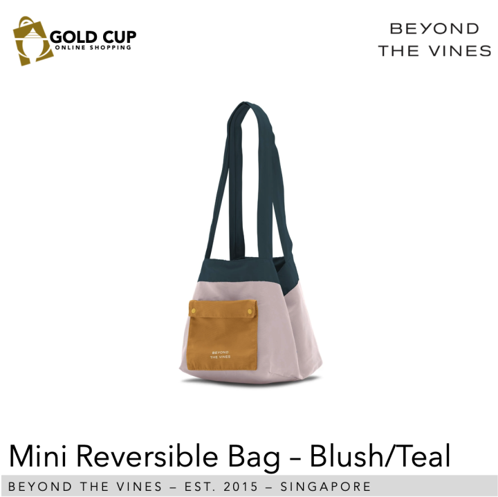 Beyond The Vines Mini Reversible Bag - Blush/Teal | Lazada PH